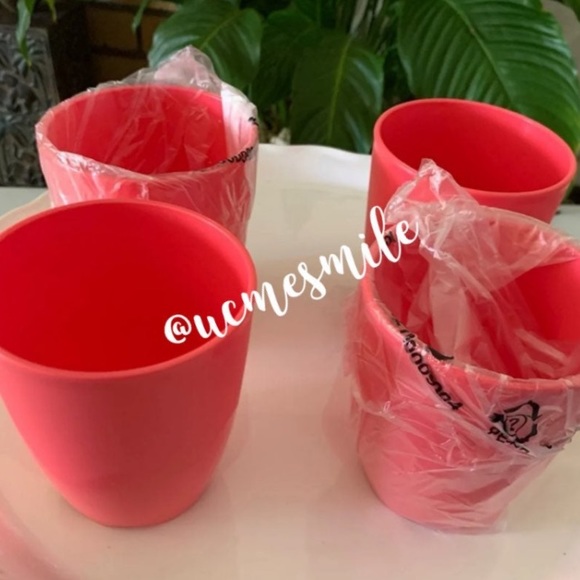 Tupperware | Dining | Tupperware Open House Pink Tumblers | Poshmark